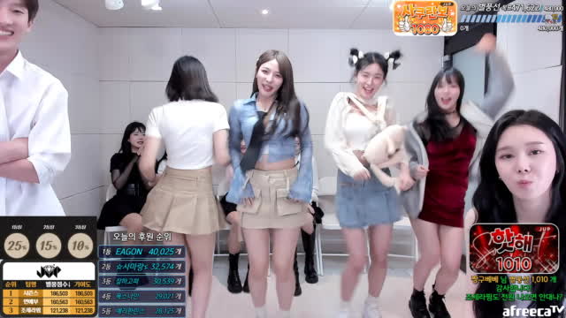 [클립]JUP)이달의 콘서트3부 마지막무대 오늘 우승자는 어떤팀이? | 아프리카TV VOD