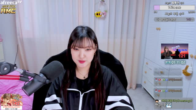 [클립] [AMC]조아라에게 별풍선 142개 선물 | SOOP VOD