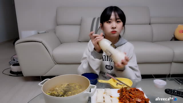 [캐치]BJ강덕구 김치두루치기 만듬 | SOOP VOD