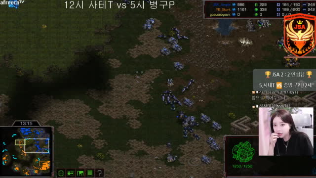 [캐치][JSA] 스타 지유 JSA 5대5 나미애기배ck 5만개빵 ㄷㄷㄷㄷㄷ | SOOP VOD