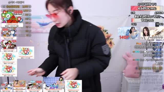 [클립] BJ응순이♡에게 별풍선 107개 선물 | 아프리카TV VOD