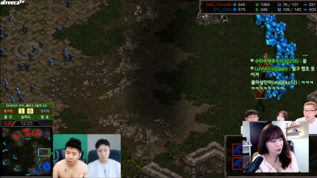 [캐치][YB] 스타 서지수 씨팝배JSTL 철구팀 x뽀누나x꼬니부깅x아라미 | 아프리카TV VOD