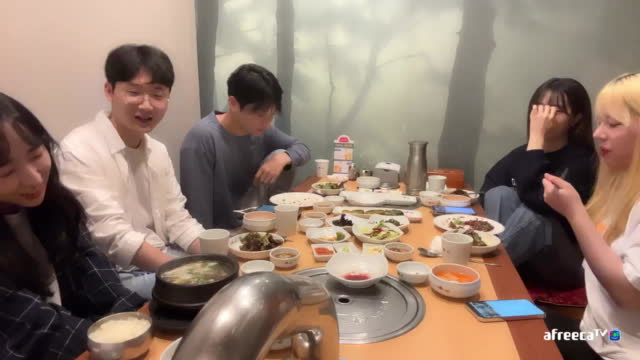 [캐치]jstl 우승 회식(눈길x찬기x다나짱x요닝x연두) | 아프리카TV VOD