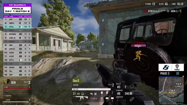 [클립][배그] PGS 2 한국 선발전 DAY1 | SOOP VOD