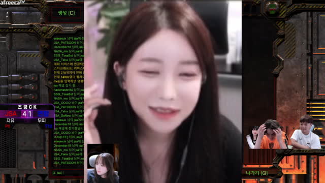 [클립]JSA)JSA 지유 4 vs 1 무찌 연합팀 학생 CK 오늘지면 집합합니다. 10만개빵 | 아프리카TV VOD