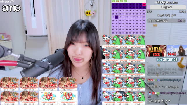 [클립] [AMC]조아라에게 별풍선 142개 선물 | 아프리카TV VOD