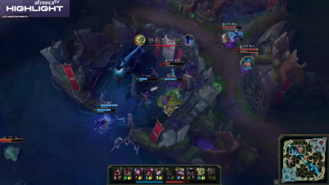 [클립]리플레이 T1 vs kt 바론싸움 t1화면 | SOOP VOD