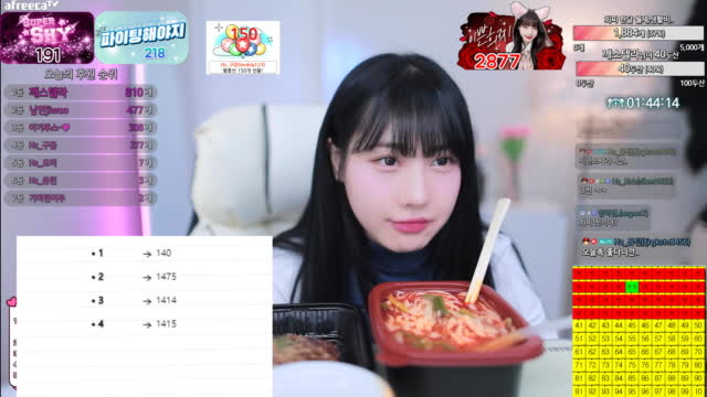 [클립] 희찌♡에게 별풍선 1477개 선물 | SOOP VOD