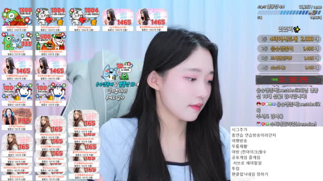 [클립] 눈또에게 별풍선 1465개 선물 | 아프리카TV VOD