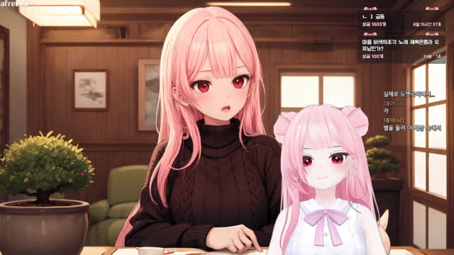 [클립]하나나,새라새라 - Lion(마크로스 프론티어 2기OP) | SOOP VOD