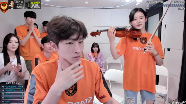 JSA 인턴 주희유 바이올린 연주 Kelly Clarkson - My Life Would Suck Without You (이제동 브금) | SOOP VOD