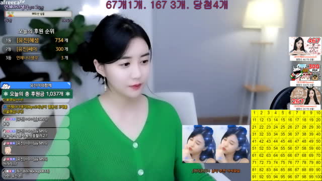 [클립] [유진]에게 별풍선 1467개 선물 | SOOP VOD