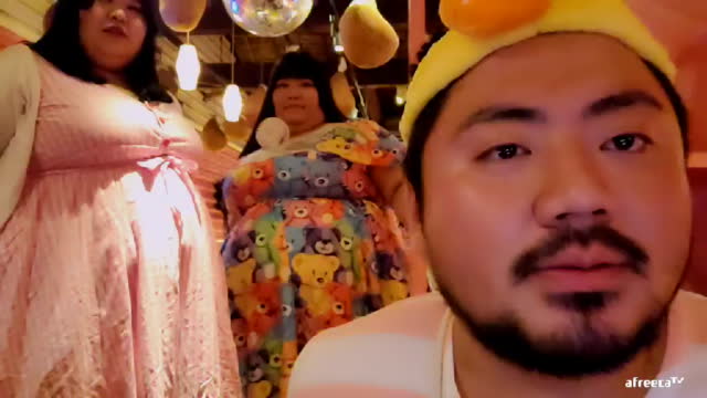 [클립]몸무게총합 400kg 뚱녀메이드 카페 ㄱㄱ 일본오사카🇯🇵 도톤보리 해외여행 노방종 | SOOP VOD