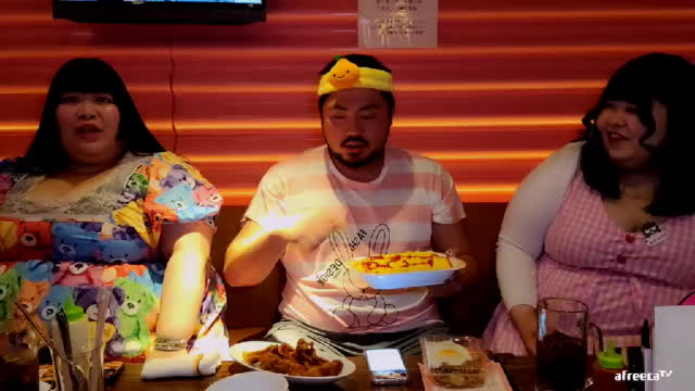 [클립]몸무게총합 400kg 뚱녀메이드 카페 ㄱㄱ 일본오사카🇯🇵 도톤보리 해외여행 노방종 | SOOP VOD