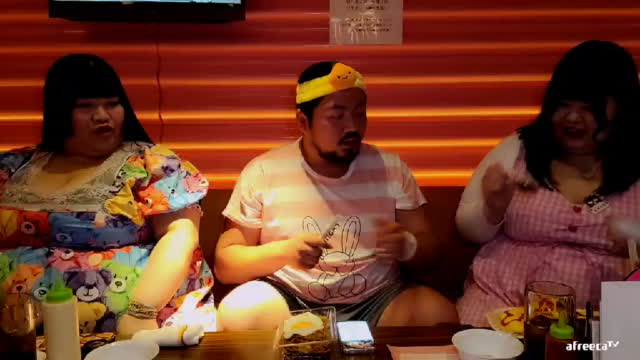 [클립]몸무게총합 400kg 뚱녀메이드 카페 ㄱㄱ 일본오사카🇯🇵 도톤보리 해외여행 노방종 | SOOP VOD