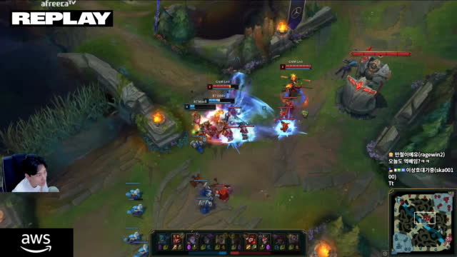 [클립]김민교 롤드컵 GAM vs R7 지면 탈락이다 플레이인스테이지 | SOOP VOD