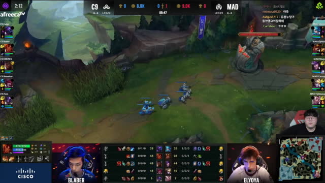 [클립]울챔스 / C9 vs MAD #Worlds23 | SOOP VOD