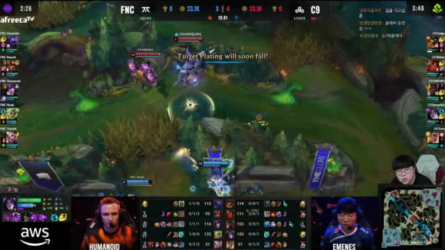 [클립]울챔스 / C9 vs FNC #Worlds23 | SOOP VOD