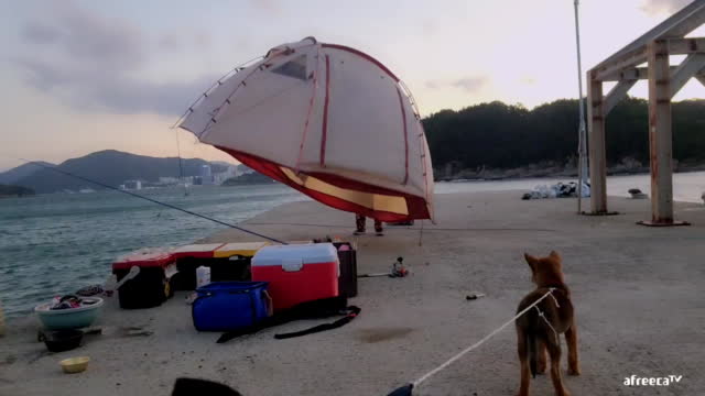 [클립]💥태풍급! 바람에 텐트 날라감ㄷㄷ💧 달려라봉남 2023.11.6 | SOOP VOD