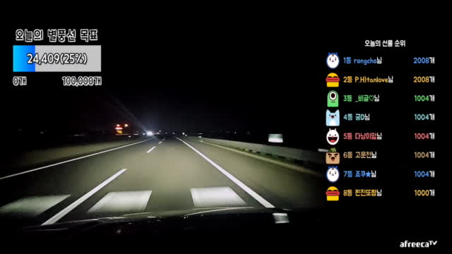 [클립] P.H진또에게 별풍선 104개 선물 | SOOP VOD