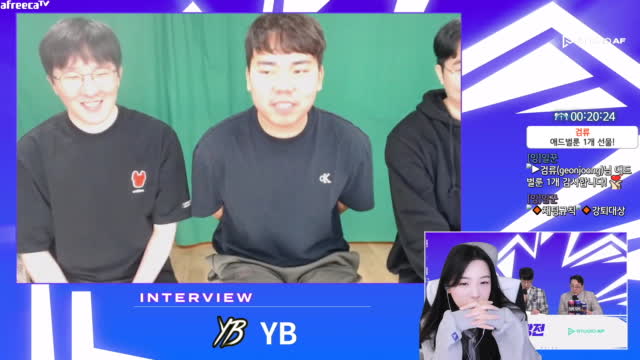 [클립][YB] 단잉 YB vs 철기대 4강 YB승리하자!! | 아프리카TV VOD