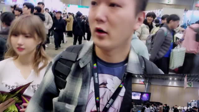 [클립]아프리카 대표오타쿠 나는푸르 X 홍타쿠 AGF 현장 중계 [감스트:감7컴퍼니] | SOOP VOD