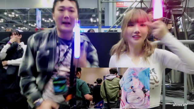 [클립]아프리카 대표오타쿠 나는푸르 X 홍타쿠 AGF 현장 중계 [감스트:감7컴퍼니] | SOOP VOD