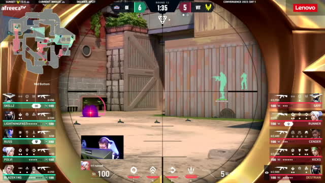 [클립]GE vs. VIT ─ Convergence 2023 ─ 그룹 스테이지 ─ 1일차 | SOOP VOD