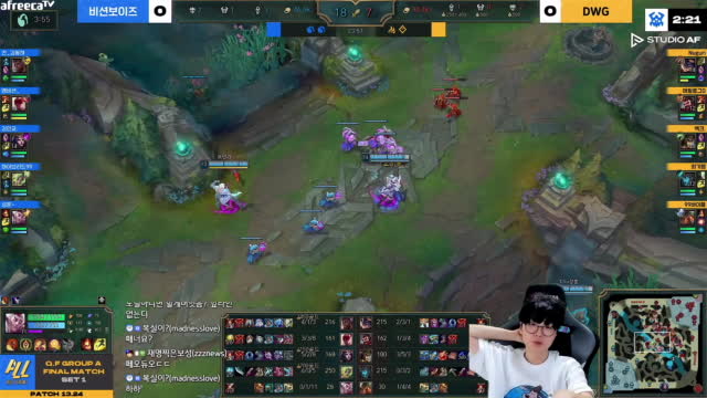 [클립]오뀨 비션보이즈VS DWG 바텀위주의시선 ALL | SOOP VOD