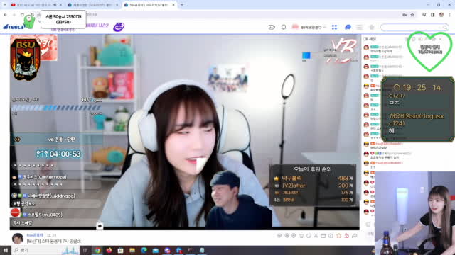 [클립] BJ귀요민정♡에게 별풍선 1005개 선물 | SOOP VOD