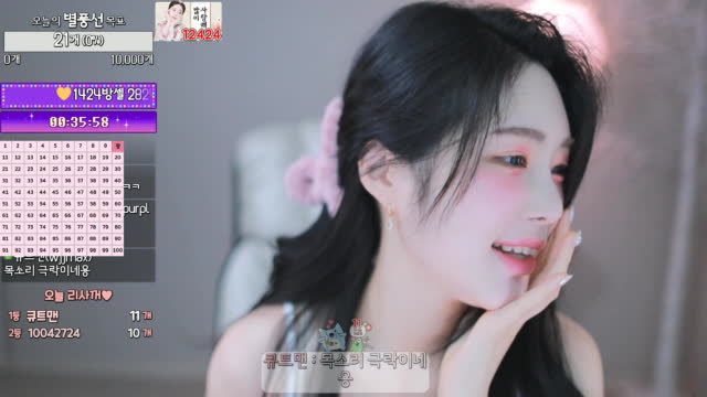 [클립] 리즈리사에게 별풍선 424개 선물 | SOOP VOD