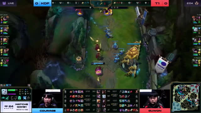 [캐치][KDF vs T1] 2024 LCK CL 스프링 스플릿 | SOOP VOD