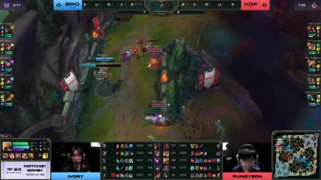 [캐치][BRO vs KDF] 2024 LCK CL 스프링 스플릿 | SOOP VOD