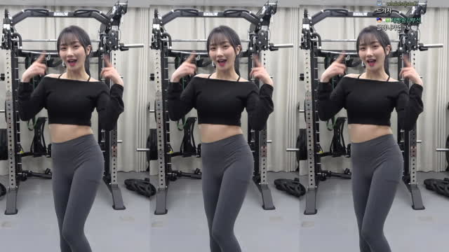 [클립]와이프 앞에서 여캠 PT 수업 (우정X4) | SOOP VOD