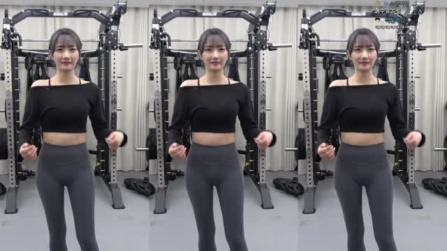 [캐치]와이프 앞에서 여캠 PT 수업 (우정X4) | SOOP VOD