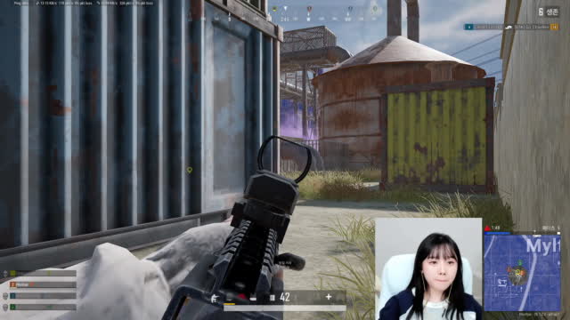 [클립]핫바 x유네x난초x나나문 AML 오늘목표 킬1등 저티어 배그대회 | SOOP VOD