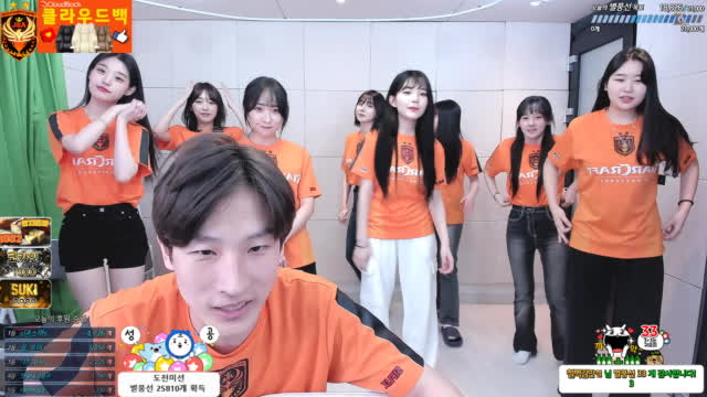[클립]큐센 JPL JSA 강새이 4 vs 3 뽀누나 묵섭대 (JSA|Yeondu's QSENN dance version 2) | SOOP VOD