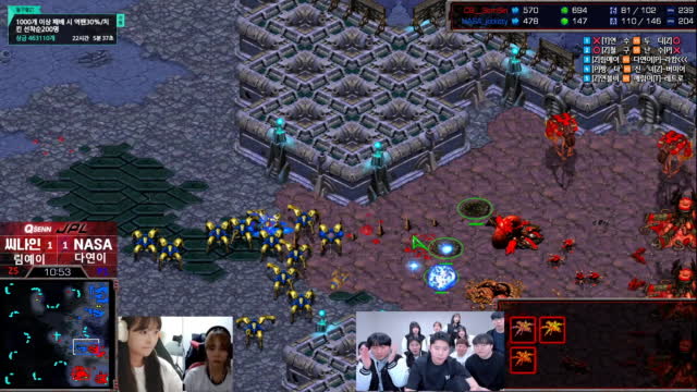 [클립]철구 씨나인vs나사 큐센JPL 대학대전 4600마넌빵 2:1 짱다vs진니 7/4 (QSENN JPL Match 22 Game 3: NASA|Jotkitty ...