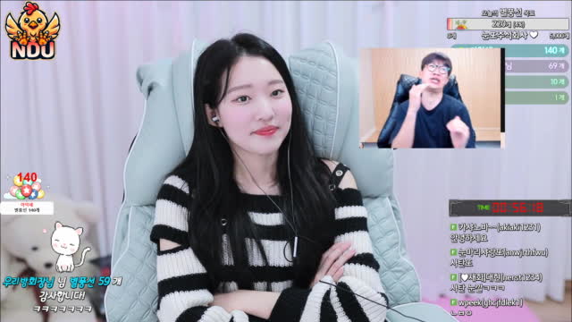 [클립] 눈또에게 별풍선 1023개 선물 | SOOP VOD