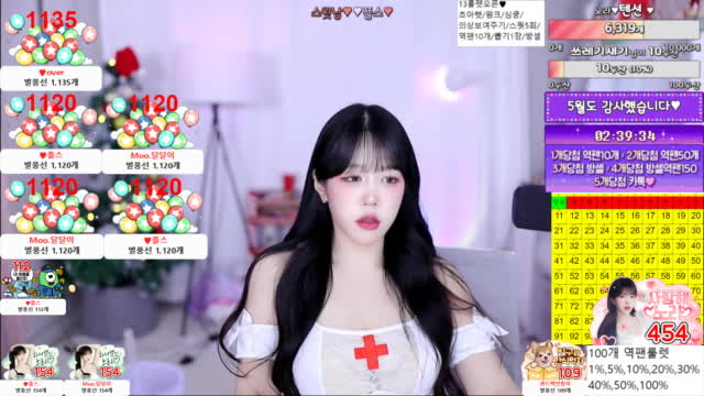 [클립] ♥노라♥에게 별풍선 1454개 선물 | SOOP VOD