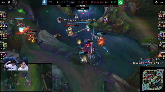 [클립]김민교 LCS FLY vs TL 외쳐 좋드갓@@ | SOOP VOD