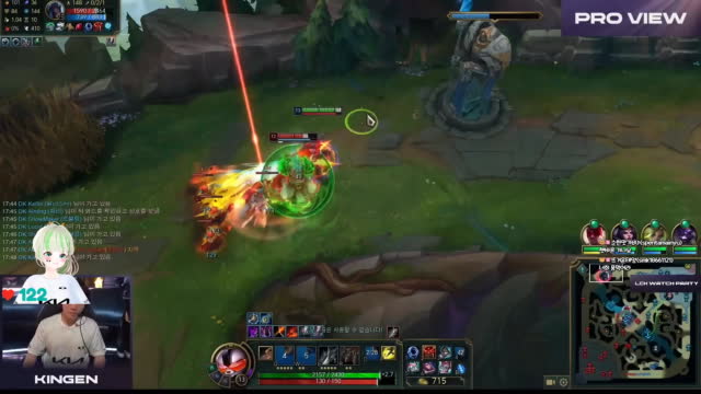 [캐치]감자가비 딮기 - 탑 압도적인 3인 드리블 - LCK DK vs NS 1세트 | SOOP VOD