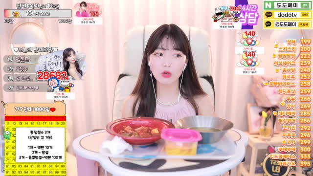[클립] BJ단비♪에게 별풍선 582개 선물 | SOOP VOD