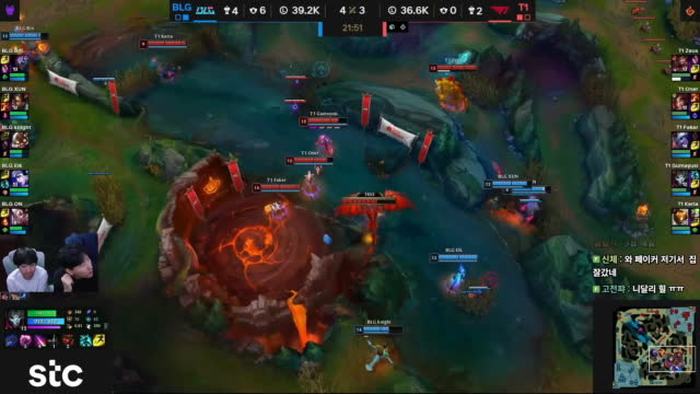 [클립]김민교x칸 EWC 8강 T1 vs BLG 국제전의 시작 #EWC | SOOP VOD