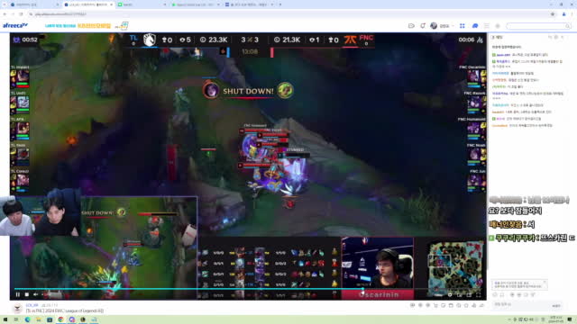 [클립]김민교x칸 EWC 8강 TL vs FNC 레전드매치업 #EWC | SOOP VOD