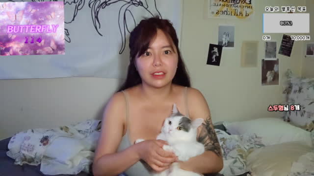 [클립]아침방송은 오랜만이지?ㄴㅌ침대 눕방ㅡㅡㅡ신입 여캠 와니그룹 bj와이퍼 | SOOP VOD