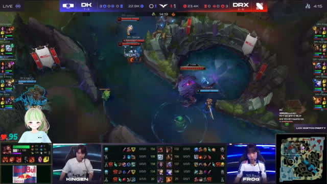 [클립]감자가비 딮기 - 기세로 밀어버는 디플러스기아 - LCK DK vs DRX 1세트 | SOOP VOD