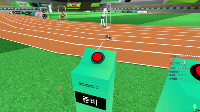 [클립][왁타버스 체육대회] 400M 장애물 달리기 1조/우왁굳님 해설 반응 | 아프리카TV VOD