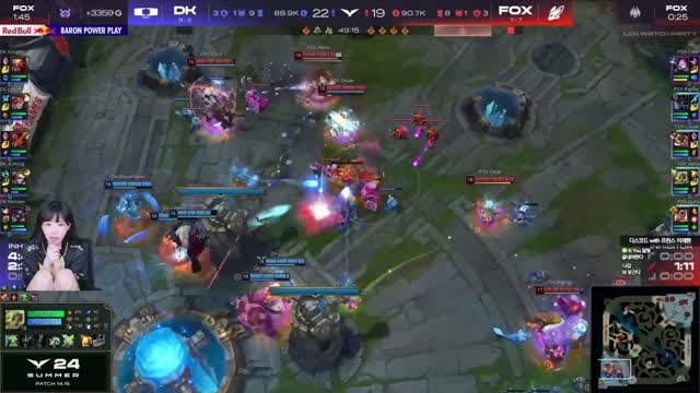 [캐치]🦊피어엑스1vs0딮기🦊플옵이 달렸다.. 공식응원방 #LCKwatchparty | SOOP VOD