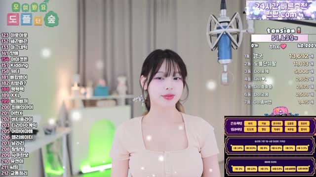 [클립] 도도희♥에게 별풍선 152개 선물 | SOOP VOD